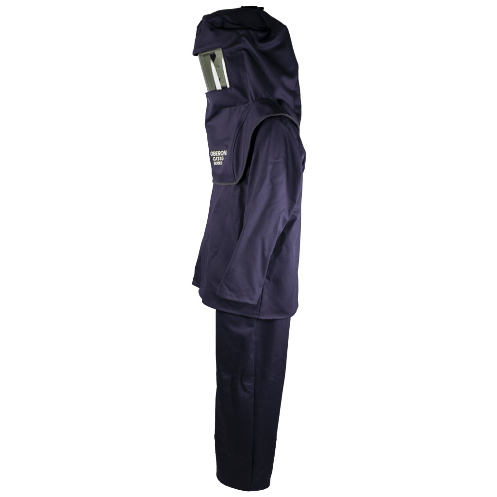 40 Cal CAT™ Arc Flash Hood, Coat, and Bib Suit Set - Oberon Company