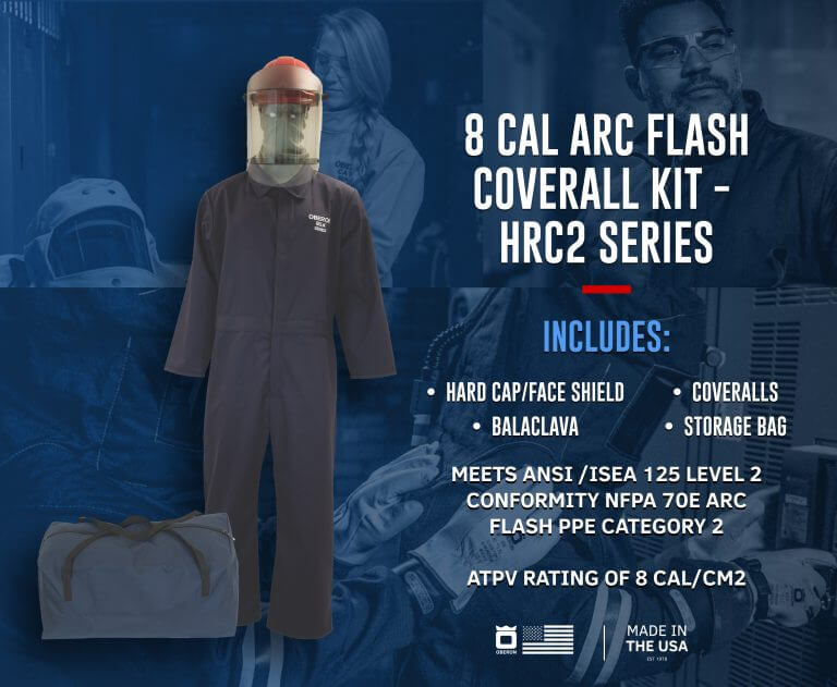 Arc Flash Kit Selector - 8 to 140 Cal Arc Flash Kits