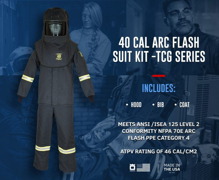 40 Cal TCG™ Deluxe Arc Flash Suit Kit