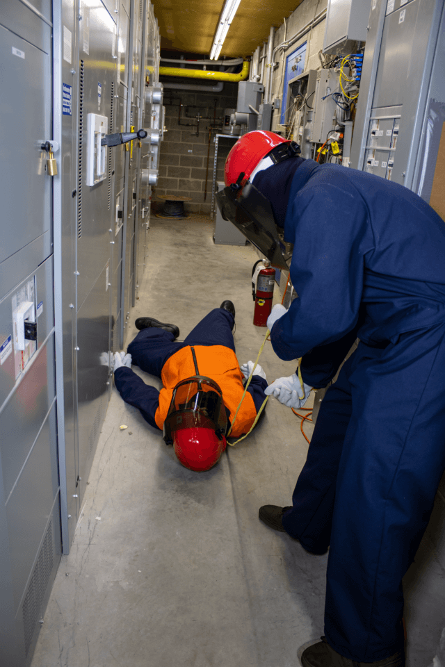 Oberon Escape Strap - Arc Flash Shock and Rescue Device