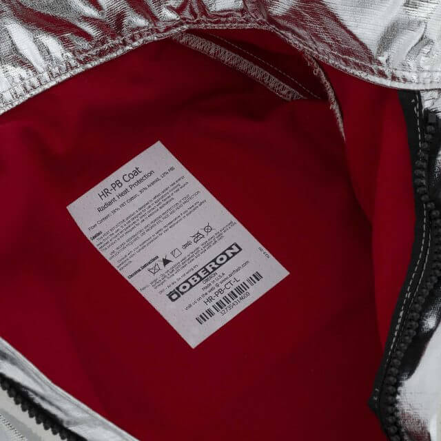 Heat Reflective Aluminized PBI Kevlar Coat