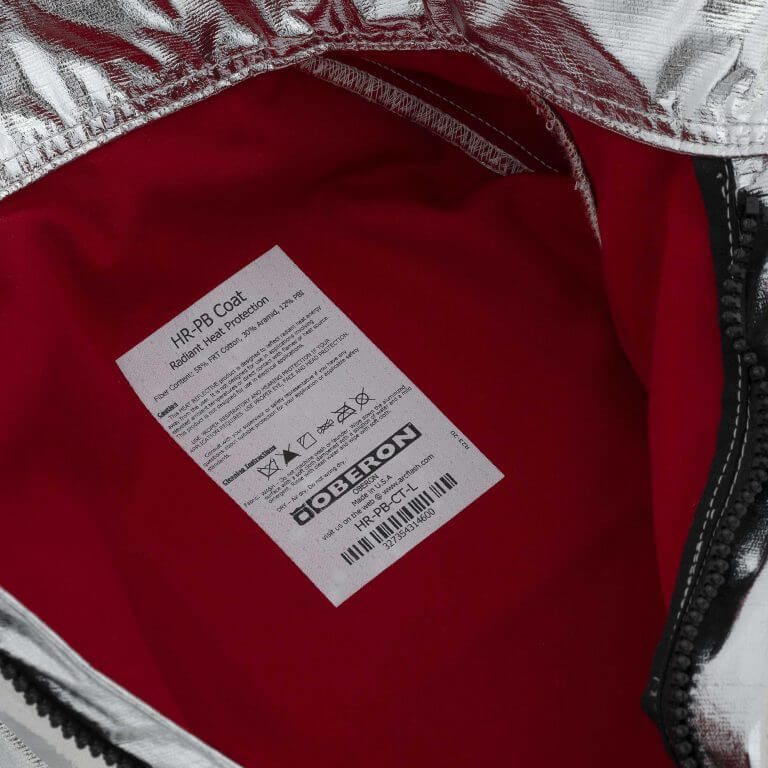 Heat Reflective Aluminized PBI Kevlar Coat